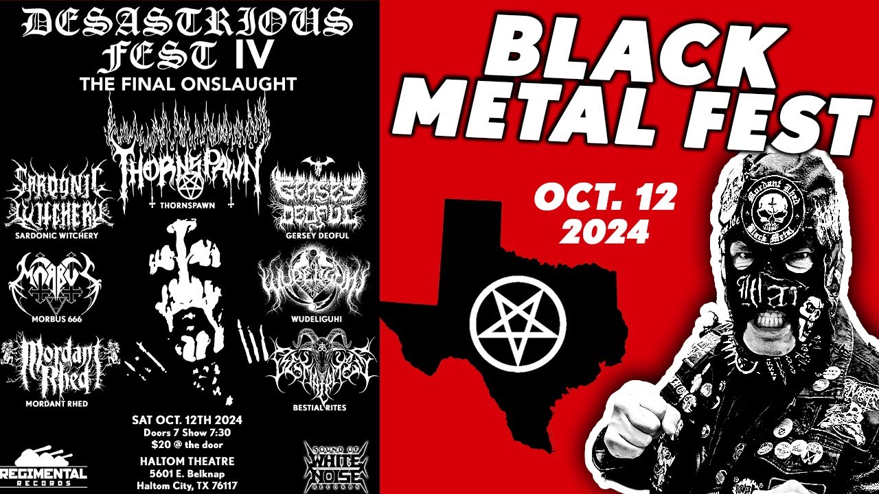 BLACK METAL FEST coming in TEXAS - YouTube