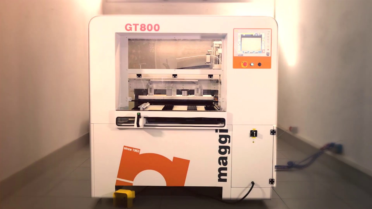 Maggi GT800 CNC Construction Boring & Grooving Machine - YouTube