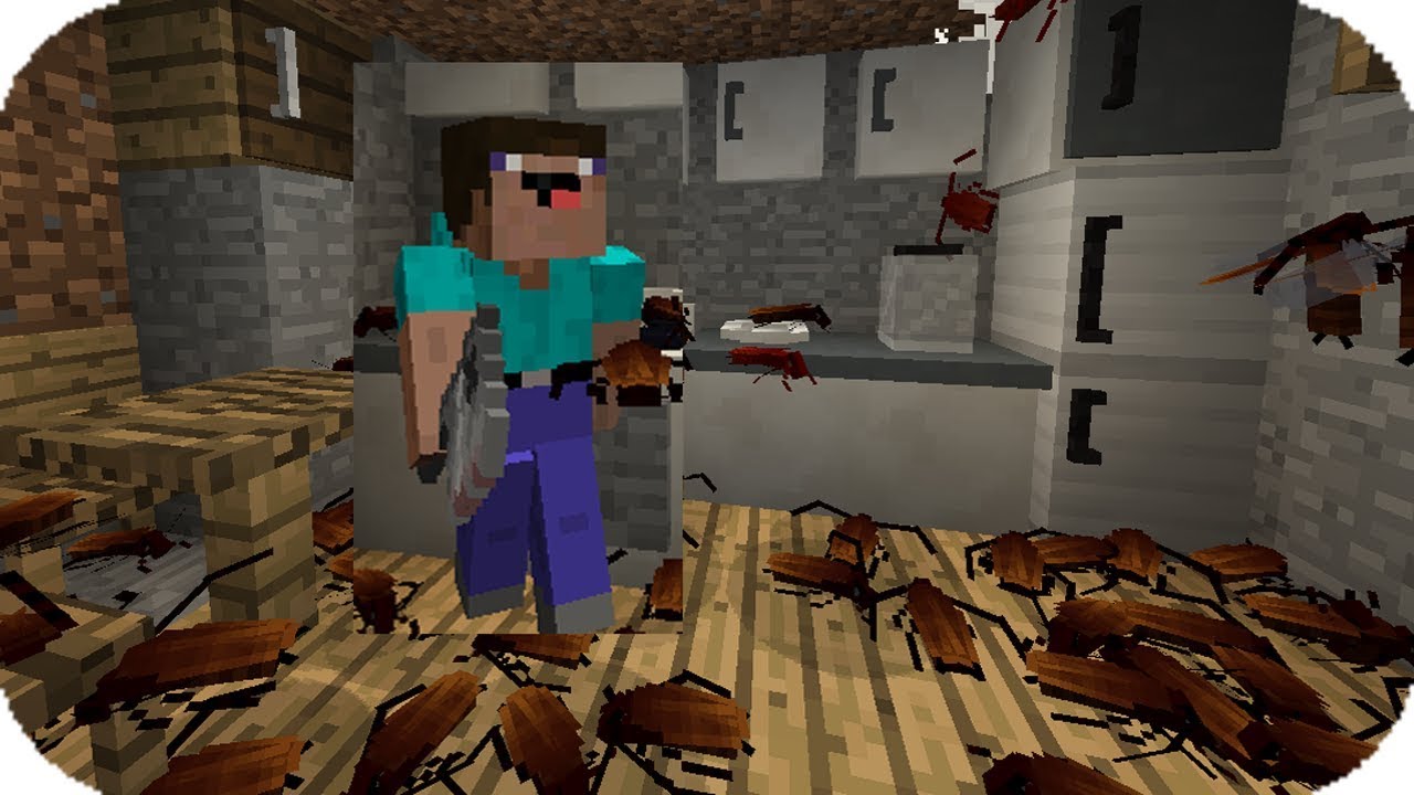 NOOB ENCONTRÓ UN NIDO DE CUCARACHAS EN LA CASA DE SU MAMA - MINECRAFT ...