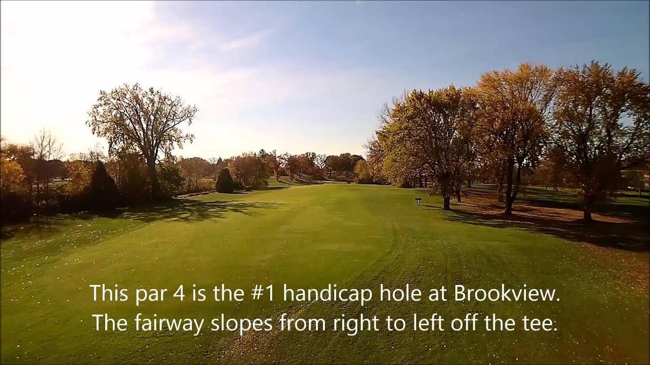 Brookview Golf Course | Regulation Course | Hole #7 Par 4 - YouTube