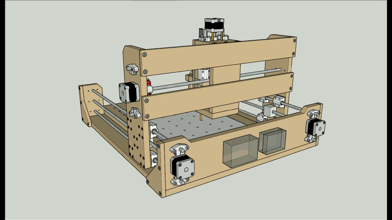 My homemade CNC #2 0 - YouTube