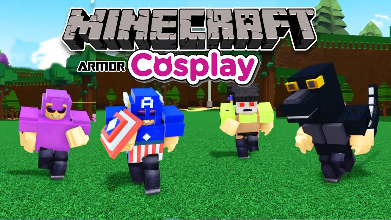 MINECRAFT armor COSPLAY, BREH! 😱😱😱 - YouTube