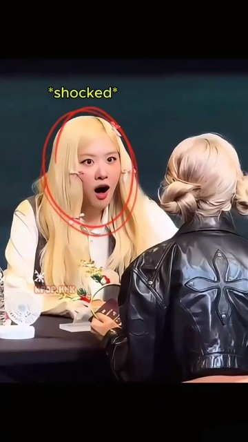 Rose got shocked🤭 #blinky #rose #blinkblackpink #roséblackpink#fypviral ...