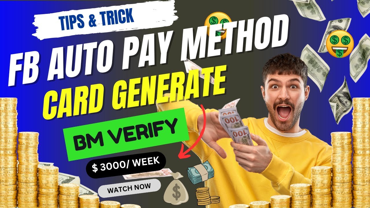 Facebook Autopay Update Method। Amex Card Generator।Amex Card Add ...