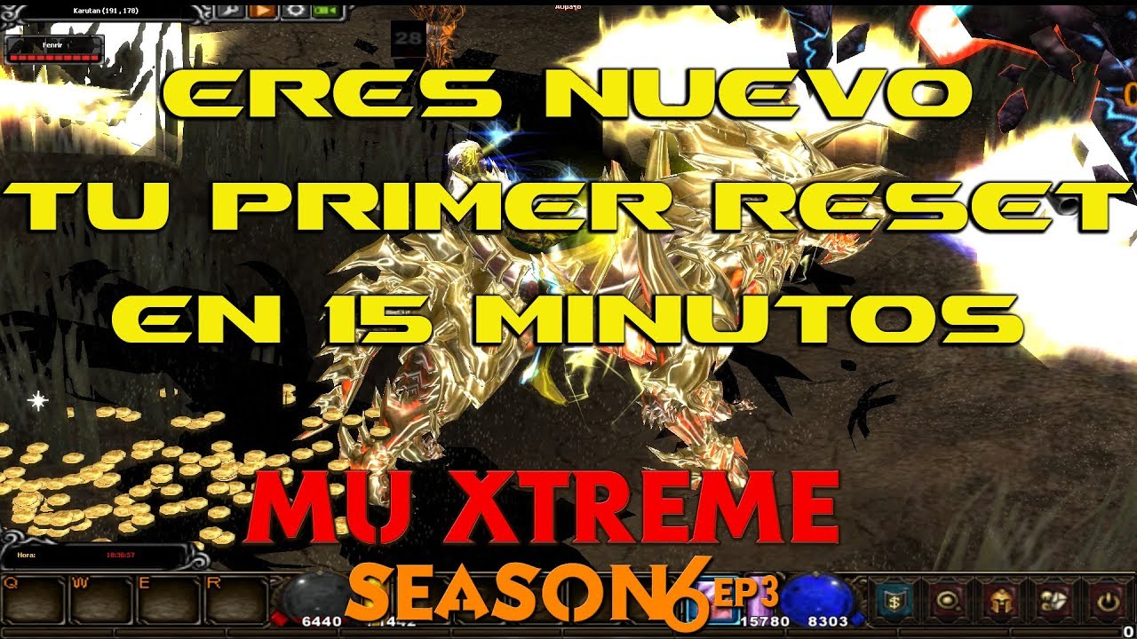 MU XTREME Season 6 Ep3 Custom Items - Primer Reset en 15 Minutos - YouTube