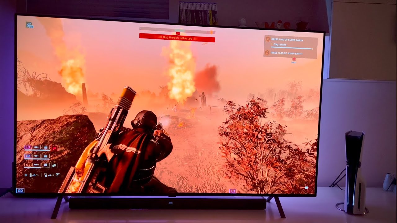 HELLDIVERS 2 Amazing OLED Gameplay PS5 PRO 4K60FPS HDR - YouTube