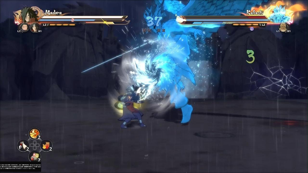 NARUTO SHIPPUDEN: Ultimate Ninja STORM 4 Madara's susano vs Kakashi's ...