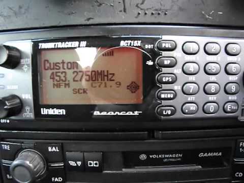 Uniden BCT15X Scanning Through The UHF Bands - 1 of 2 - YouTube