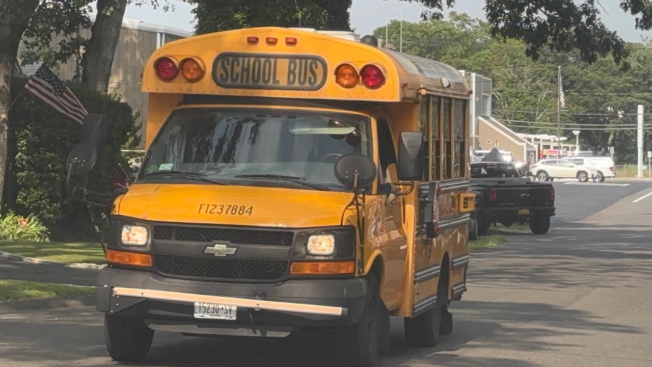 First Student 2017 Chevy Thomas Minotour School Bus F1237884 Passing By ...