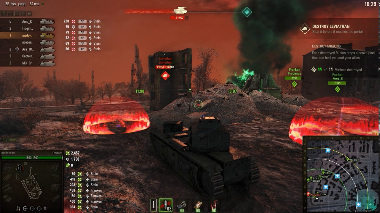 World of Tanks | Franken | 1st game vs Leviathan - YouTube