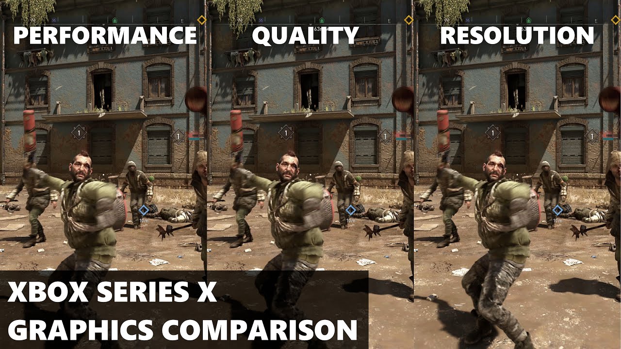 Dying Light 2 Xbox Series X Graphics Comparison - YouTube