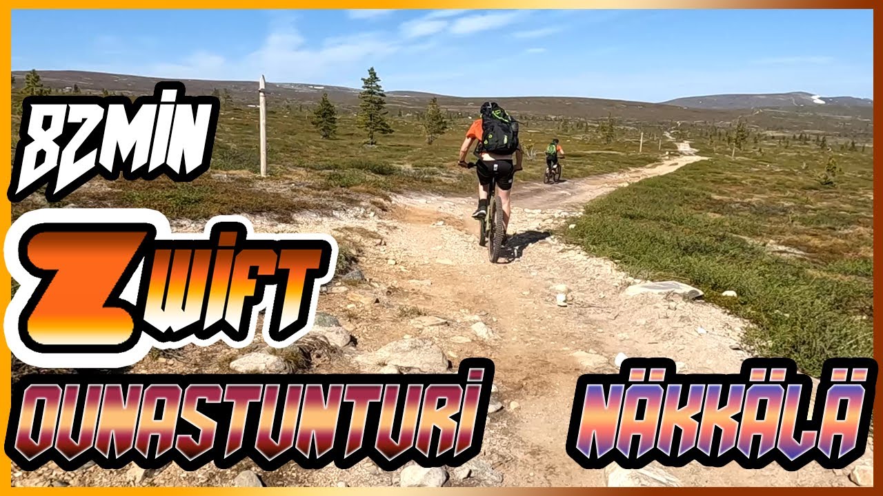 Zwift Arctic Post MTB Day 5 | Ounastunturi Pyhäkero | Hetta Näkkälä | eMTB 2023 - YouTube