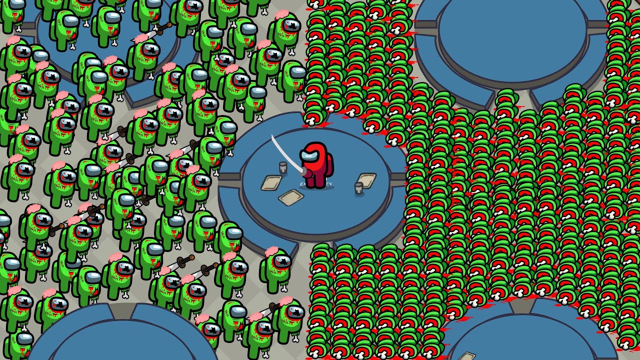 Among Us: 1 Million Zombies VS 1 Impostor | ACGame Let's Play - YouTube