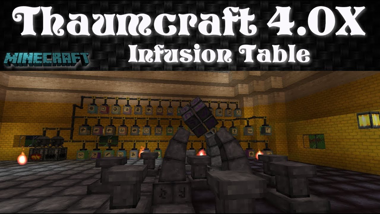 Thaumcraft 4 Tutorial 4: Der Infusion Table, crafting und verzaubern ...