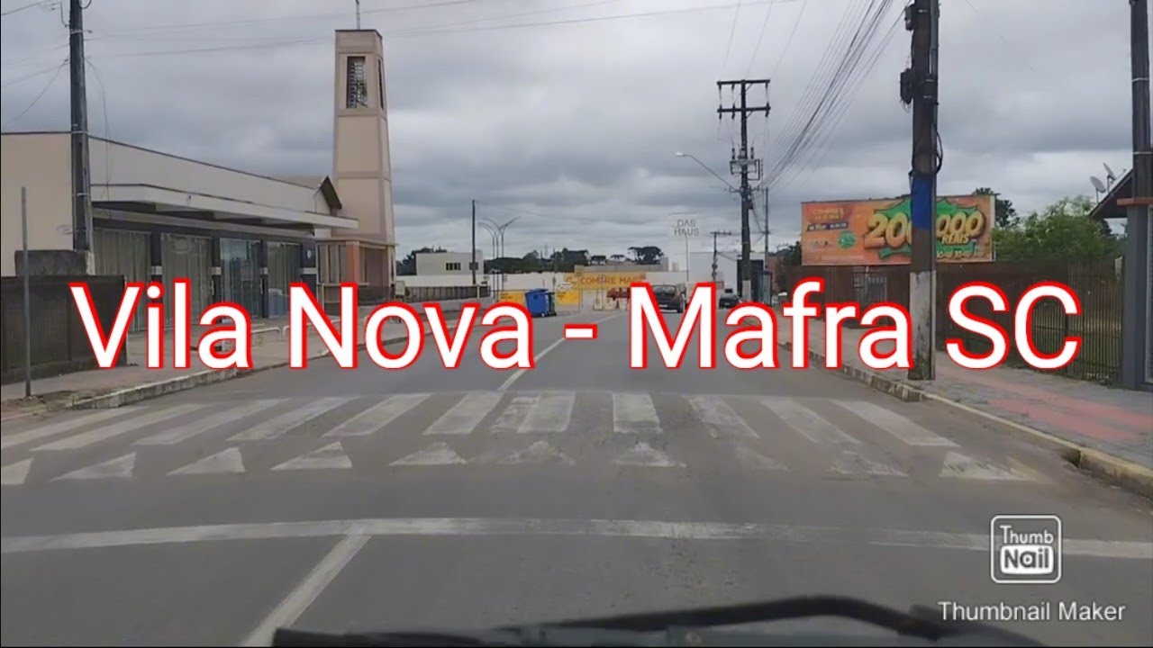 como e o bairro Vila Nova Mafra SC - YouTube