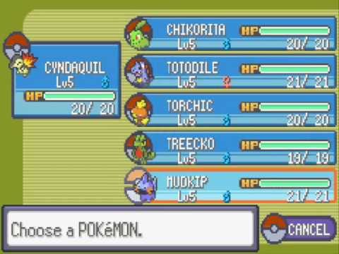 Pokemon Emerald Start With All 3 Johto Starters DOWNLOAD. - YouTube