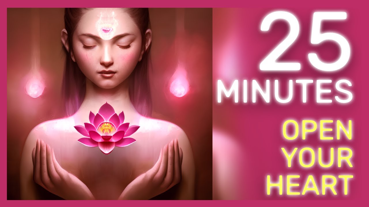 Heart Chakra Healing Meditation Music - attract Love and open your ...
