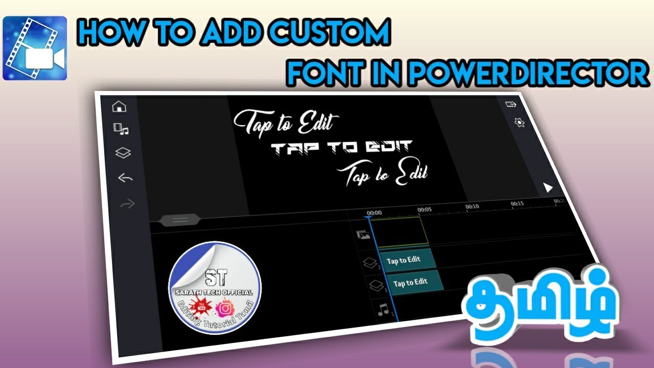 How to add fonts in powerdirector |latest version powerdirector ...