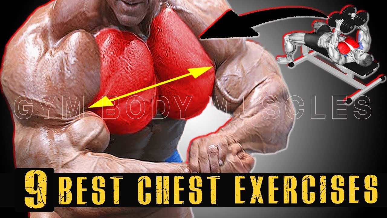 9 Chest Exercises for Big Pecs | Chest Workout for Building Mass - YouTube