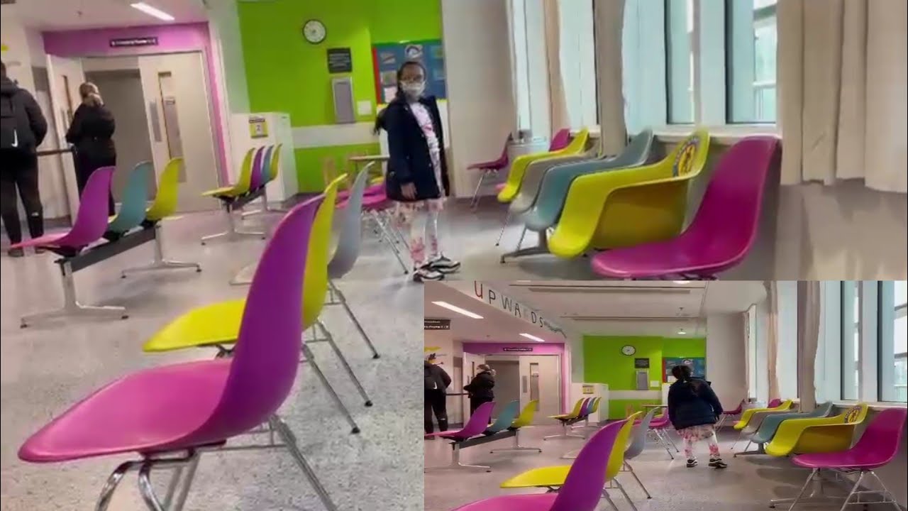 Some views of the waitingroom just inside London Hospital in Lockdown ...