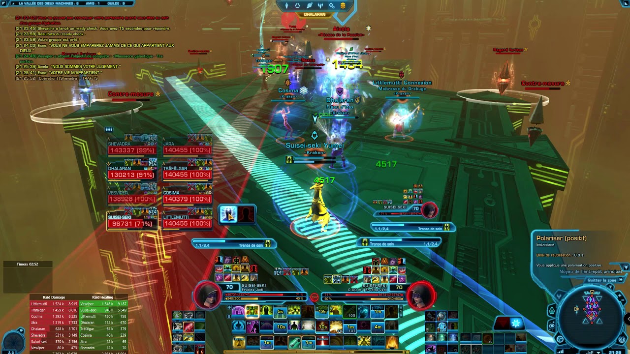 SWTOR 5.10 - Aivela and Esne - 8NIM/MASTER - DUO POV - KRAKEN - YouTube