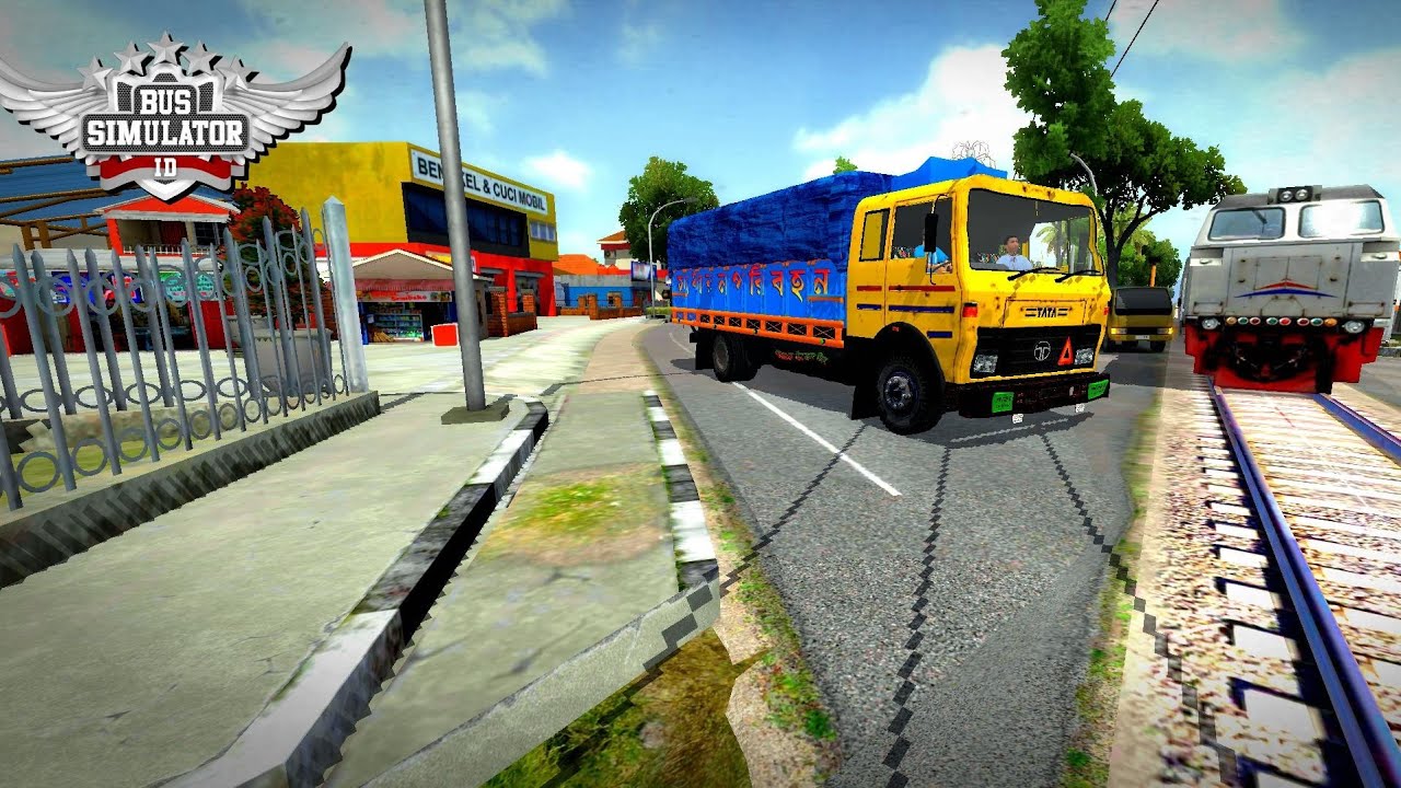 New tata truck 1516 lorry driving bussid Bus simulator indonesia - YouTube
