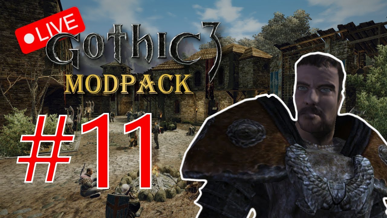 #11 NOWY PANCERZ i kapitan GREG | Gothic3 Modpack 1.4.6 | Zapis Live 🔴 ...