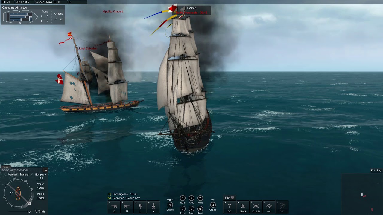 Naval Action Hercules vs Niagara and Navy Brig PVE - YouTube