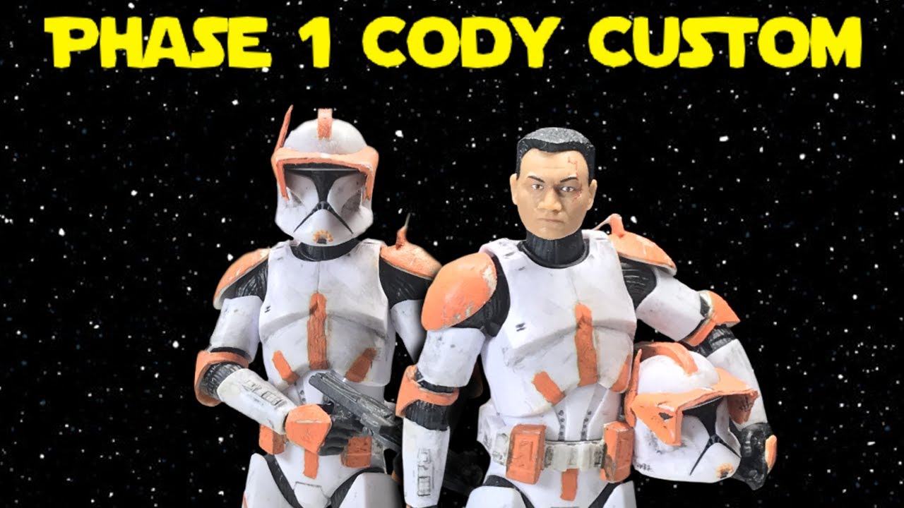 CUSTOM PHASE 1 COMMANDER CODY Custom Figure | STAR WARS The Black ...