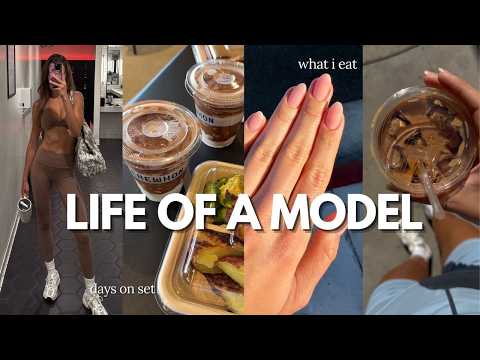 life of a model in LA | days on set, what I eat, my routine