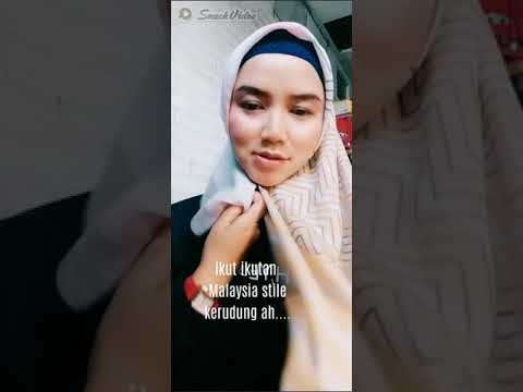 tutorial Stile kerudung Malaysia