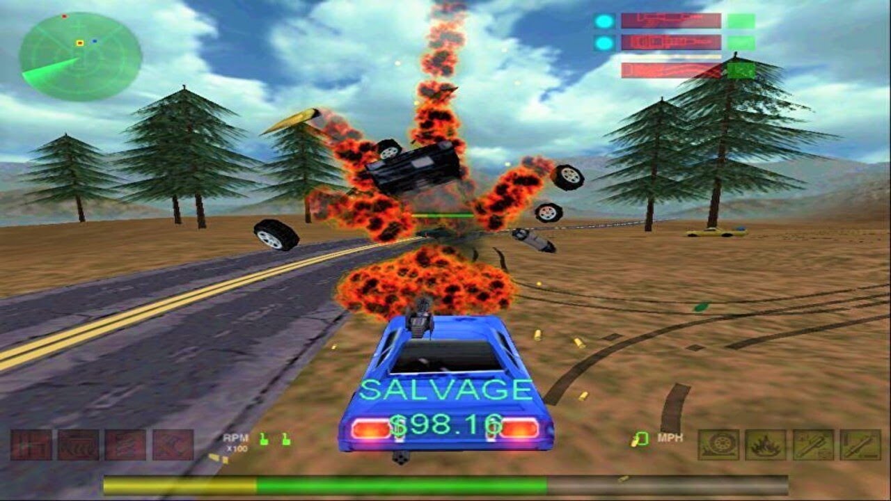 3dfx Voodoo 3 3000 - Interstate '82 (November 1999) - YouTube