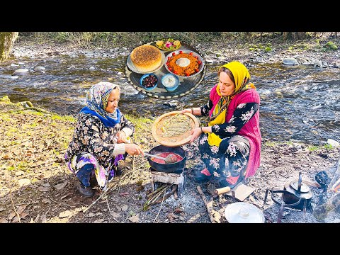 Mirza Ghassemi of Mixed Roasted Eggplant and Tomato with Egg ✤ Village Cooking ✤