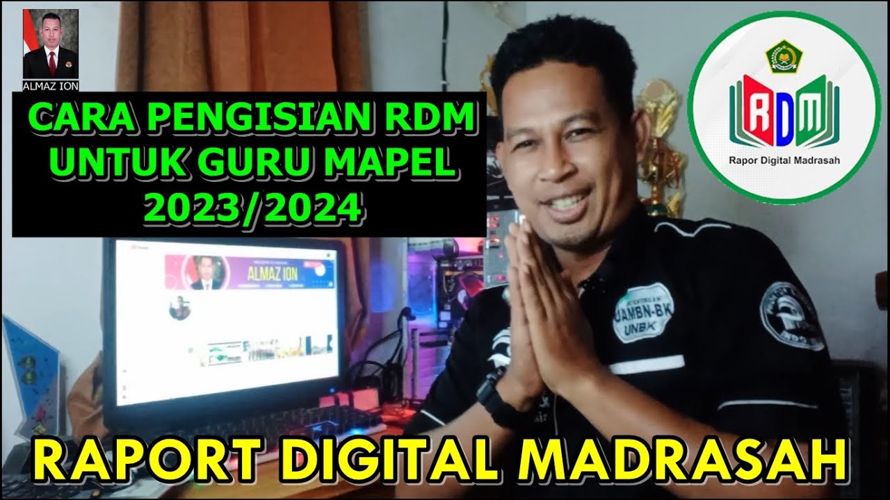 Raport Digital Madrasah (RDM) | FuLL Untuk Guru Mapel 2023/2024 - YouTube