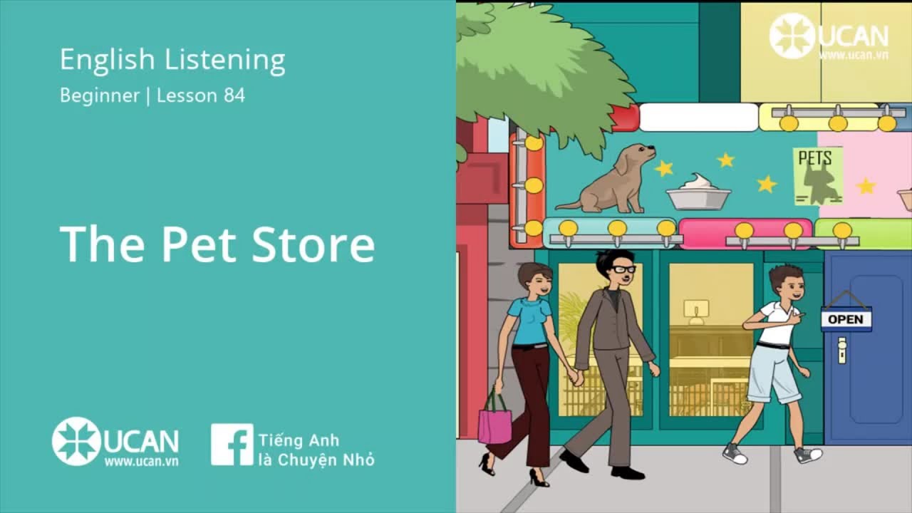 English Fluency - LV1 - Story 84. The Pet Store - YouTube
