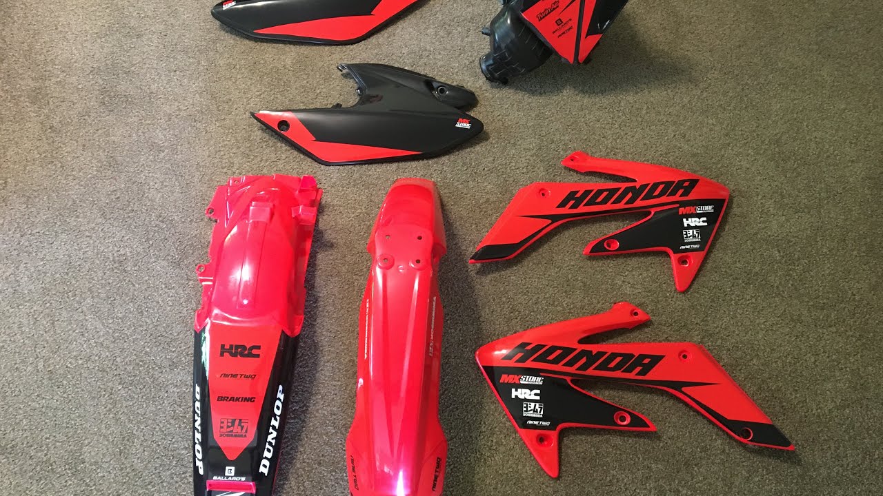CRF250X build part 2: New parts - YouTube