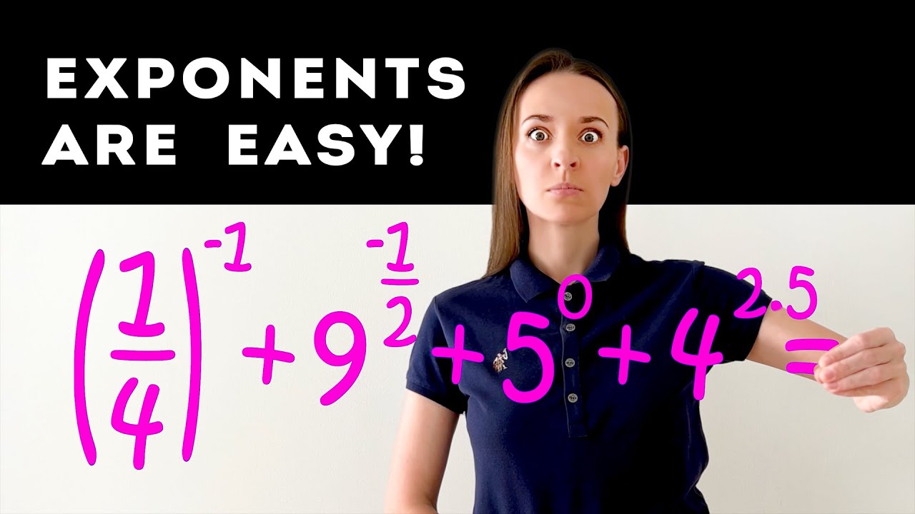 All types of EXPONENTS in 1 minute! - YouTube