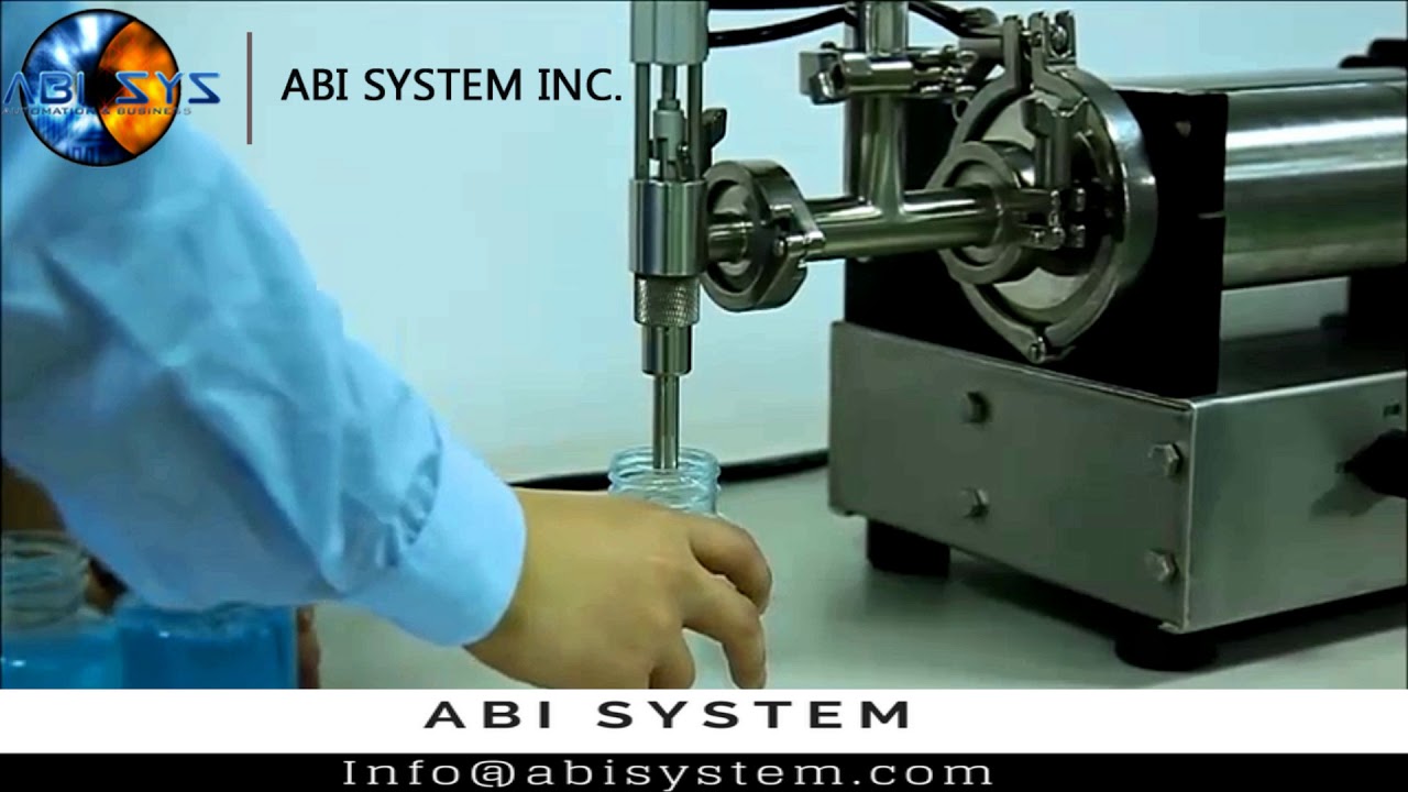 Manual Liquid Filling Machine | ABI System - YouTube