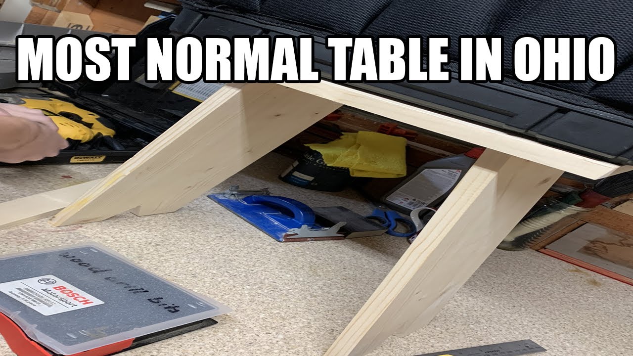 We built the worst table known to man... - YouTube