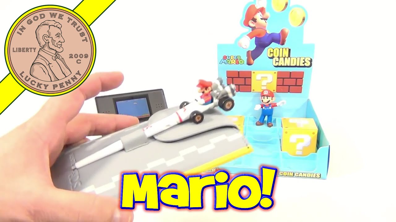 Mario Kart Character Kit Nintendo DS Holder, Coin Candies & Display ...