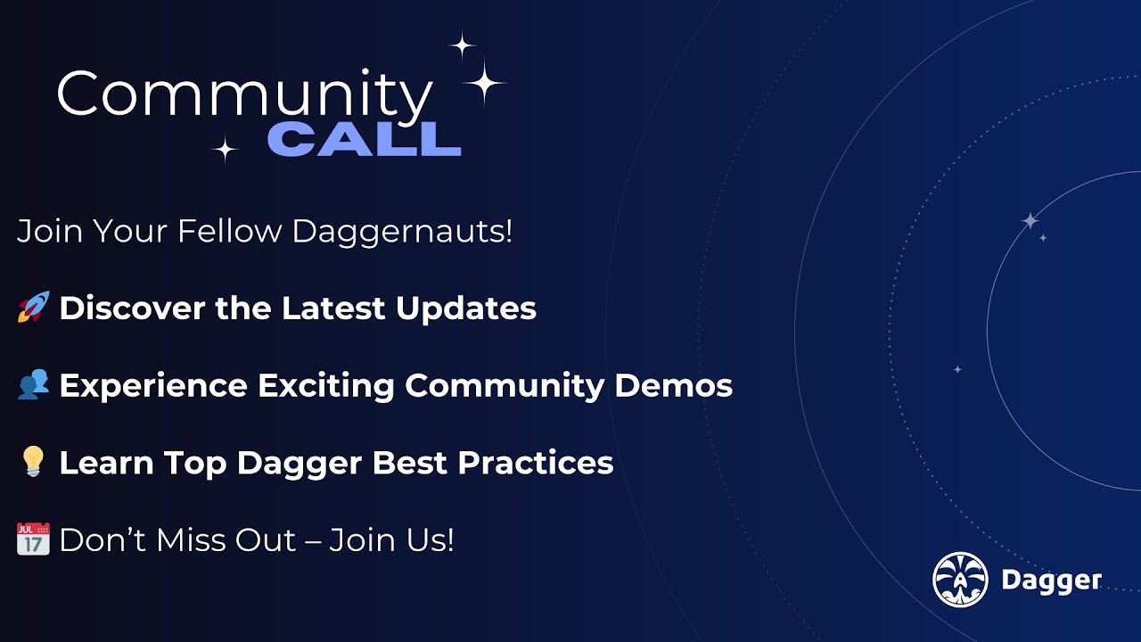 Dagger Community Call - YouTube