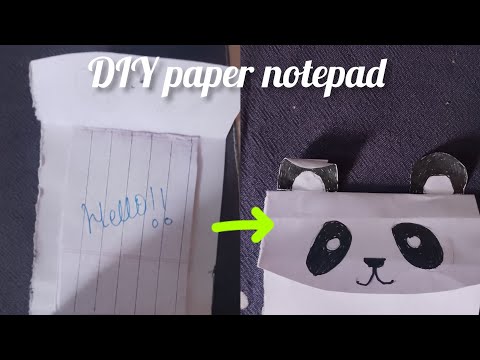 paper' easy notepad/ideas. #school supplies idea 💡 - YouTube