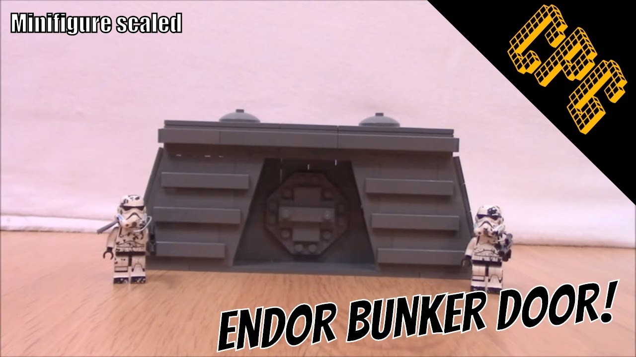 Lego Star Wars Endor Style Bunker Door MOC - YouTube