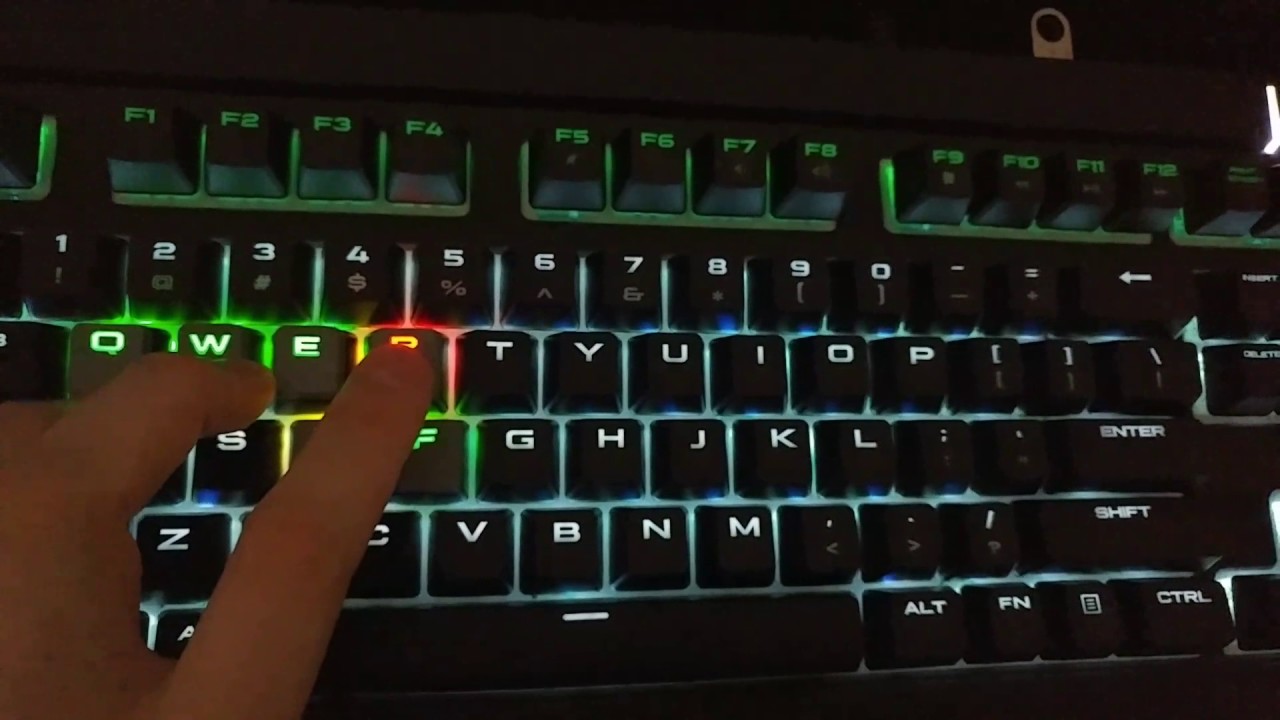 Corsair Strafe RGB - League of Legends layout and animations - YouTube