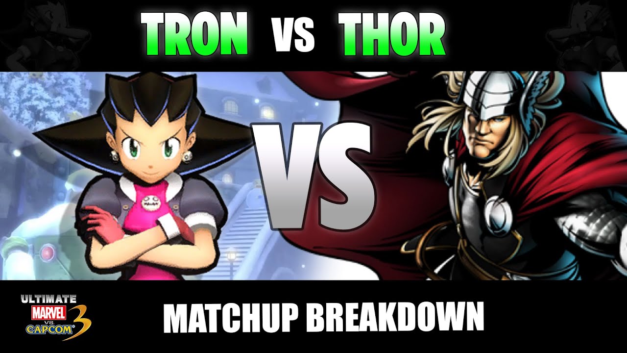 Tron vs Thor | UMVC3 Tron Matchup Tips & Tricks! - YouTube