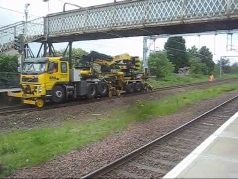 SRS Volvo Road-Rail Truck 14/5/11 - YouTube