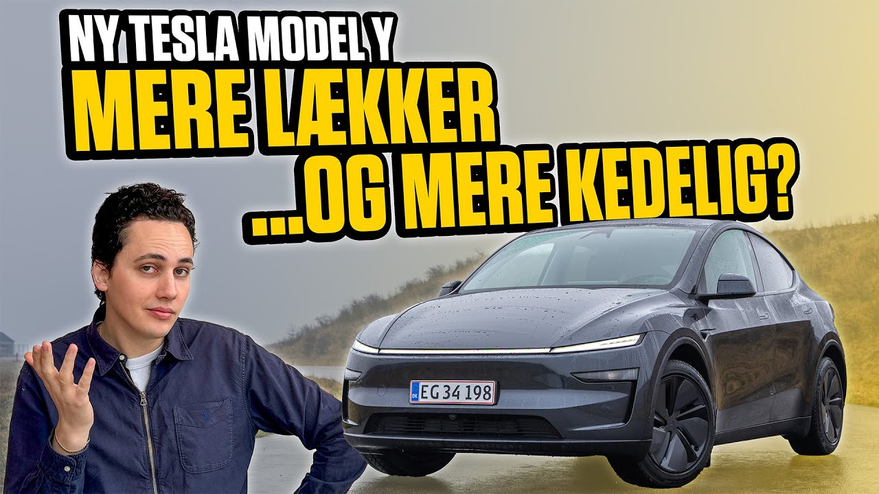 FØRSTE TEST: Ny Model Y er BEDRE til stort set alt | Tesla Model Y ...