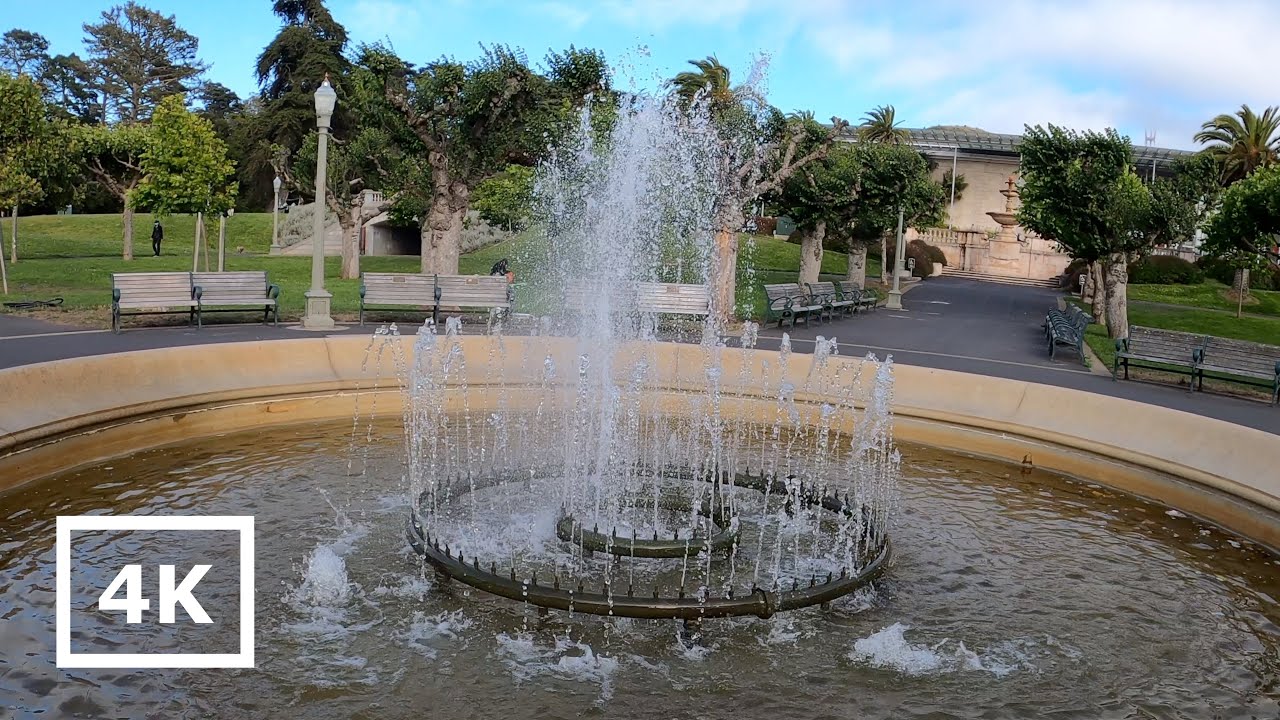 Rideout Fountain Golden Gate Park in 4K. San Francisco - YouTube