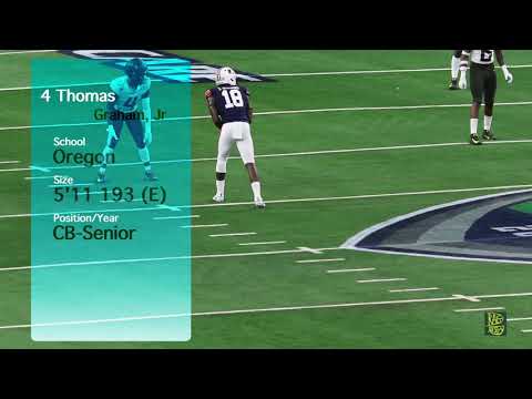 Thomas Graham, Jr. CB-Oregon: 2021 NFL Draft preview - YouTube