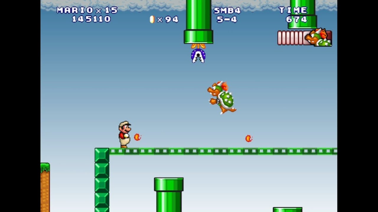 Mario Worker Remake 3.0:Gameplay of SMB4 world 5 by Alex Mario Worker ...